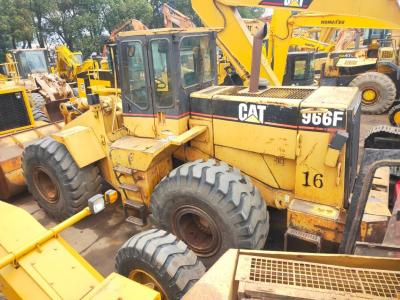 Cina Caricatore gommato Cat usato di alta qualità 966f, caricatore frontale medio originale al 100% di seconda mano Caterpillar 966f in promozione in vendita