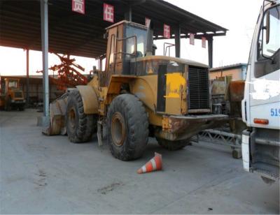 中国 使用された100%の原物良質猫の車輪の積込み機966gの中古で23トンの昇進の中型の前部分積込み機の幼虫966g 販売のため