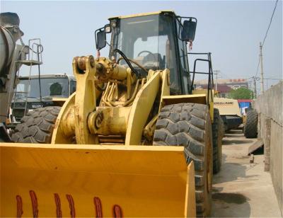 中国 使用された100%の原物良質猫の車輪の積込み機966gの中古で23トンの昇進の中型の前部分積込み機の幼虫966g 販売のため