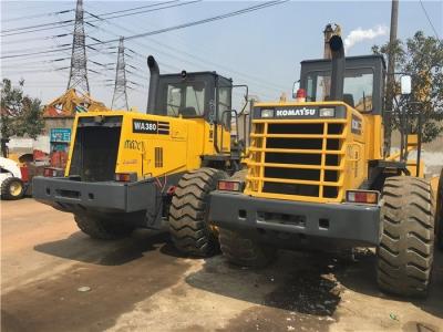 中国 使用された普及した構造の車輪の積込み機小松Wa380の昇進の中型の前部積込み機Wa380 販売のため