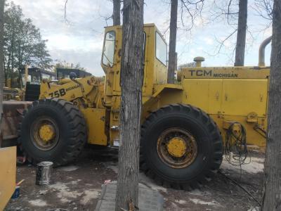 Cina Prezzo economico usato del caricatore 75bnj della ruota di Tcm di alta qualità, di seconda mano 13 Ton Original Construction Front Loader Tcm 75bnj Payloader sulla promozione in vendita