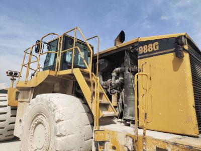 Cina Caricatore usato 988g, origine di seconda mano Giappone Front Loader Cat 988g Payloader della ruota di estrazione mineraria di Caterpillar sulla promozione in vendita