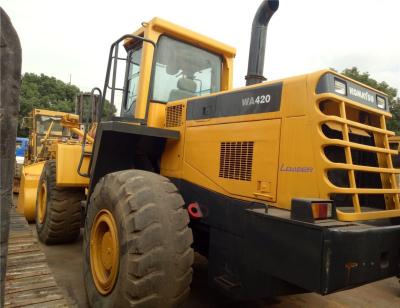 中国 日本製小松18ton Wa420の販売、使用された小松の前輪の積込み機Wa380-6、Wa450、販売のWa470のための構造によって使用される車輪の積込み機良い状態で 販売のため