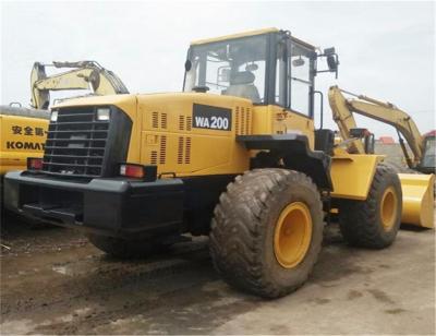 Cina Caricatore della ruota usato costruzione originale del Giappone KOMATSU 10.5ton Wa200 in buone condizioni per la vendita, KOMATSU di seconda mano Front Wheel Loader Wa 100, Wa200, vendita di Wa320on in vendita