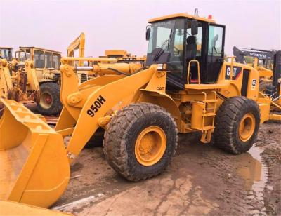 中国 日本製販売、販売の使用された猫の前部積込み機936e 938f 938g 950b 950f 950g 962g 966hのための中古の幼虫18ton 950hの車輪の積込み機良い状態で 販売のため