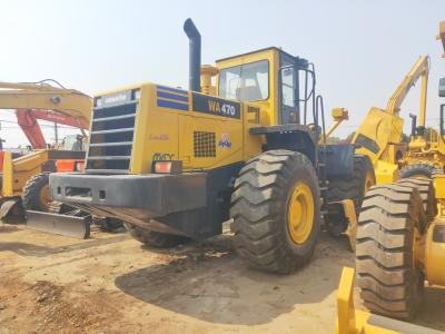 Cina Originale manifatturiero nel caricatore della ruota usato costruzione del Giappone KOMATSU 23ton Wa470-6 in buone condizioni per la vendita, KOMATSU di seconda mano Front Wheel Loader Wa 470-3 in vendita
