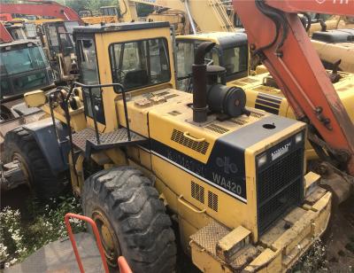 China Japão original fez a KOMATSU construção de 18 toneladas o carregador usado da roda Wa420 nas boas condições para a venda, KOMATSU usada Front Wheel Loader Wa 380-6, Wa450, Wa470 na venda à venda
