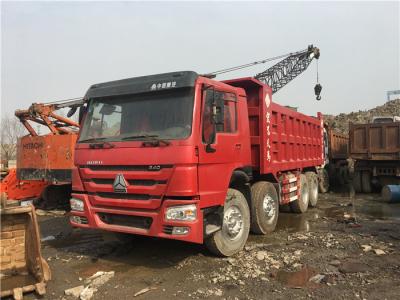 China Neumáticos usados 8× del camión volquete HOWO 12 de Sinotruk; 4 Tipper Truck 340HP en la promoción en venta