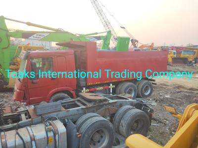 Cina 15 usati Ton Dump Truck Sinotruk Tipper trasportano HOWO su autocarro 375 cavalli vapore sulla promozione in vendita