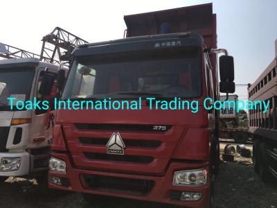 Cina Autocarro con cassone ribaltabile utilizzato della ruota motrice 6×4 15 Ton Howo Tipper Truck 375HP in vendita
