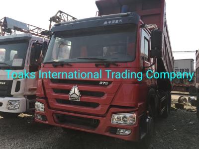 Cina Autocarro con cassone ribaltabile utilizzato della ruota motrice 6×4 15 Ton Howo Tipper Truck 375HP in vendita