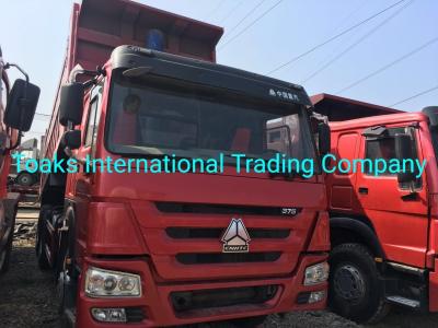 Cina Autocarro con cassone ribaltabile utilizzato della ruota motrice 6×4 15 Ton Howo Tipper Truck 375HP in vendita