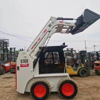 China Secondhand Bobcat S160 Skid Steer Loader Small Wheel Loader Original USA for sale