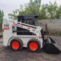 China Secondhand Bobcat S160 Skid Steer Loader Small Wheel Loader Original USA for sale