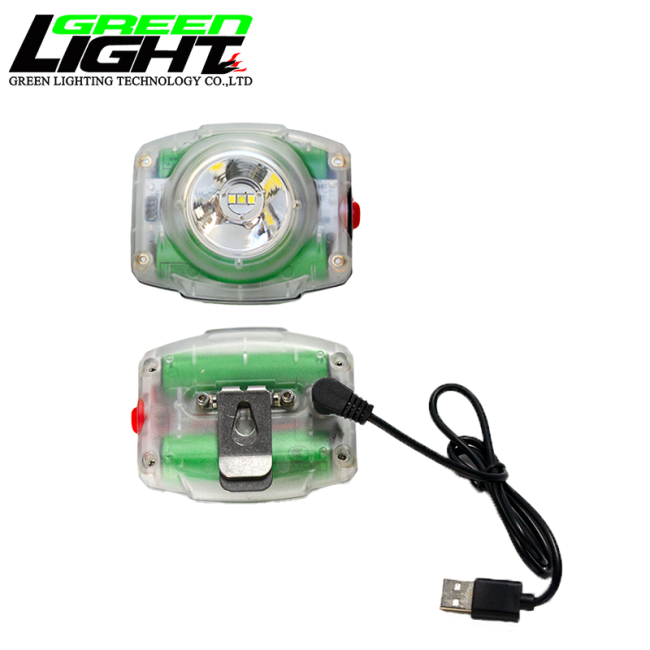 GLC-6M LED mining cap lamp front view