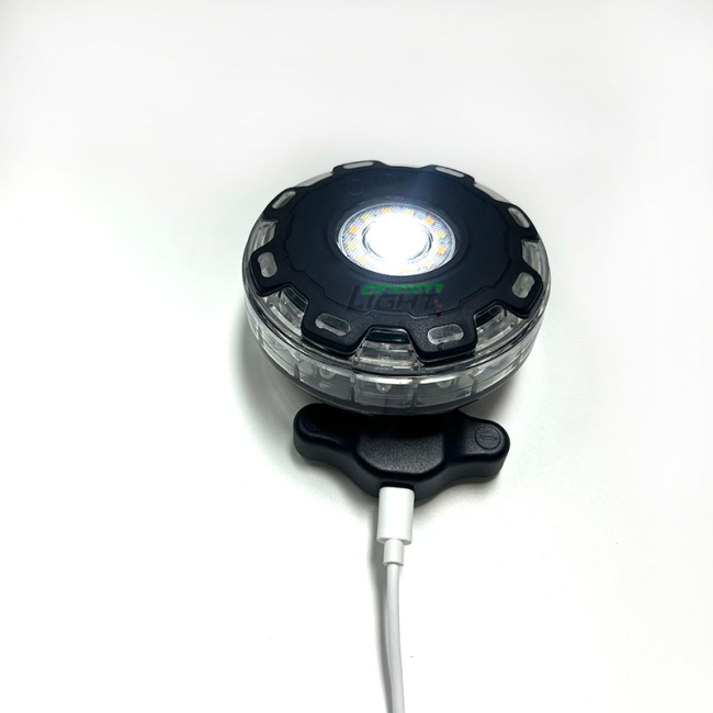 LED Warning Light close-up