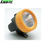 China 2.8AH LED Mining Cap Lights Safety Rechargeable Lightweight 10000 Lux 3.7V for sale
