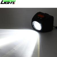 China 3.7V 4.5Ah Cordless LED Mining Light , 4000 Lux Cordless Miners Cap Light for sale