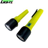 China Portable LED Explosion Proof Flashlight 3W 12000lux IP68 Rechargeable Torch for sale