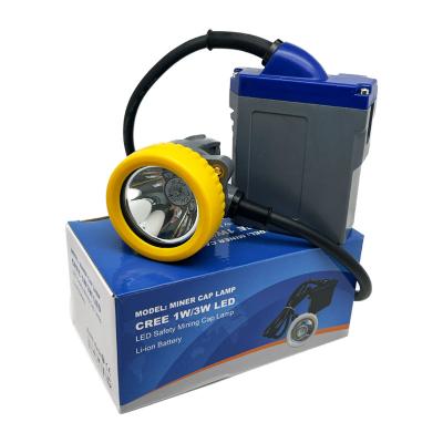 China Explosiebestendige oplaadbare mijnwerkerlamp 15000lux 3.7V 6.6Ah IP68 15 uur lange werktijd Te koop