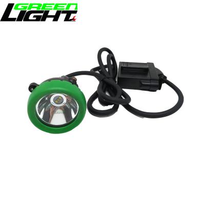 China Tragbare und leichte 6,6Ah wiederaufladbare Bergbaukappenlampe mit USB-Ladung for sale