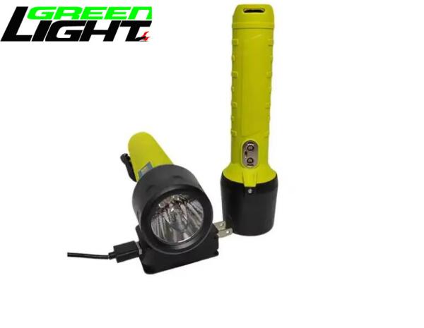 Industrial Safety 12000lux Explosion Proof Flashlight with Anti Slip Design and USB Charging
