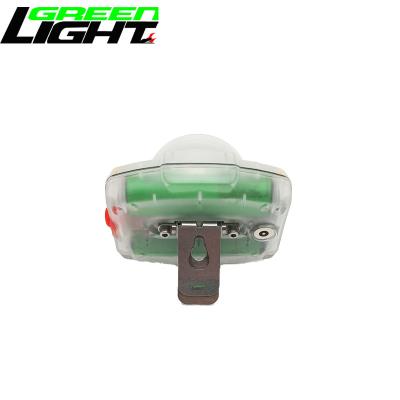 China Green Lighting Underground Mining Cap Lamp Cordless Rechargeable Led Lamp for sale