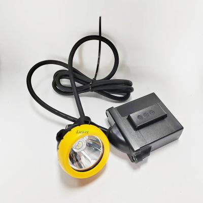 China 10000lux Led Miner Lamp IP68 Waterproof Industrial Head Lamp 7.8Ah Rechargeable Li-ion Battery Helmet Lamp for sale