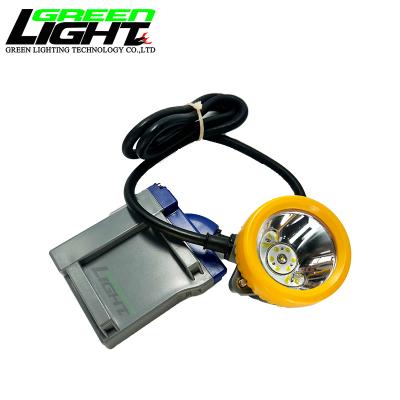 China Explosion Proof LED Mining Headlamp with 17hrs Working Time 6.6Ah Li-ion Battery and Cree LED for Underground Use for sale