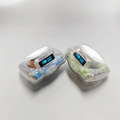 China 25000lux Oled Screen Led Cordless Mining Safety Cap Lamp Wireless Miner Cap Lamp for sale