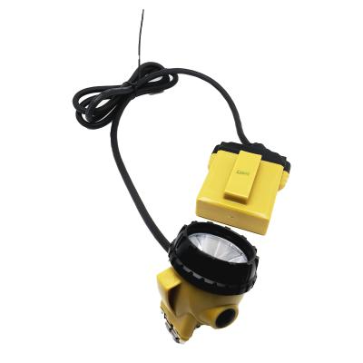 China KL12M LED Miner Safety Cap Lamp Mining Helmet Lamp Corded Mining Lights for sale