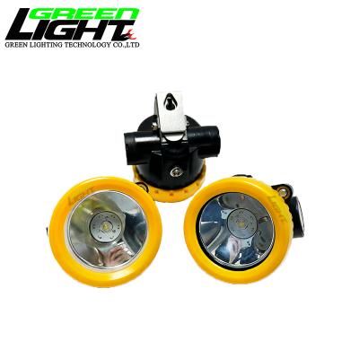 China Coal Mining Mining Safety Helmet Lamp One Main Light Six Auxiliary Lights 100000H Underground Mining Cap Lamp for sale