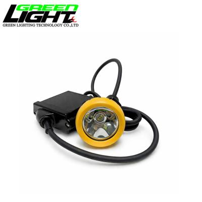 China LED Mining Cap Lamp Rechargeable Miner Headlamp with Dual Auxiliary LEDs IP68 for sale