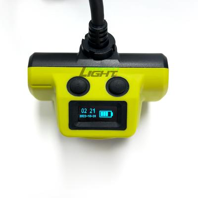 China Rechargeable LED Mining Lamps with OLED Display 25000lux Brightness and RFID Tagging Capability for Mining Illumination for sale