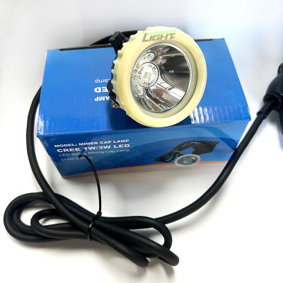 China Rechargeable LED Mining Lamps Featuring Corded Cap Design with 10000lux Brightness Suitable for Heavy Industrial and Mining for sale