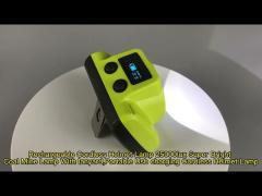 Draadloze LED-mijnlamp Veiligheid Miner Cap Lamp Hoog helder voor buiten