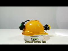 3.7V Protección contra sobrecarga de la lámpara de tapa de minería de carbón con 15000 Lux grado de iluminación