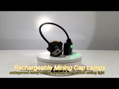 3.7V protection contre la surcharge de la lampe de capuche de mineur de charbon avec 15000 Lux degré d'éclairage