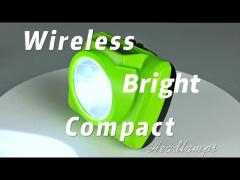 信頼性の高いLED無線鉱山灯 GLC-6 緑色の再充電可能なキャップランプ 鉱夫の安全のために