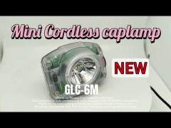 Nieuwe Mini Size Miners koplamp 5W High Power Underground Mining Lights Usb Oplaadbare 7000mAh Cap Lamp