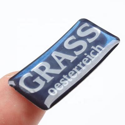Cina Wholesale Custom Logo Clear Waterproof Dome 3d Epoxy Sticker Labels for Packing in vendita