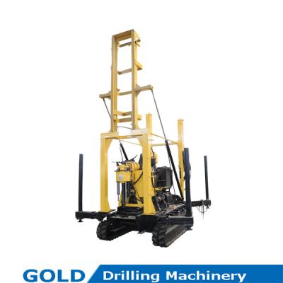 China Track Mounted Drivable Hydraulic High Speed Water Well Driliing Rig for sale