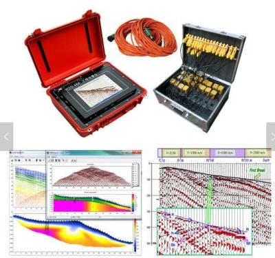 China Geoelectrical Instruments 24 channel Seismograph Seismic Refraction Instrument for sale