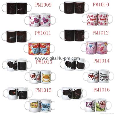 China lovers'color-changing mugs for sale