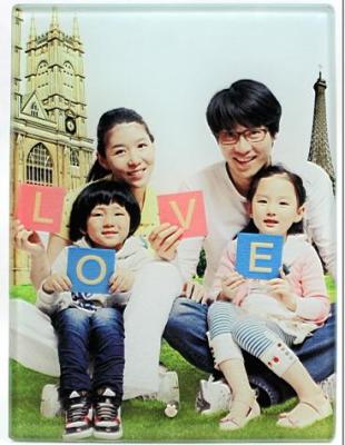 China Sublimation 15*20Toughened glass Photo Frame for sale