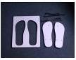 China Sublimation Blank Rubber Slippers for sale