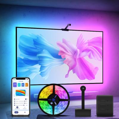Cina Sincronizzazione d'accensione ambientale di RGBIC TV, lampadine di 3.4m TV con la macchina fotografica in vendita
