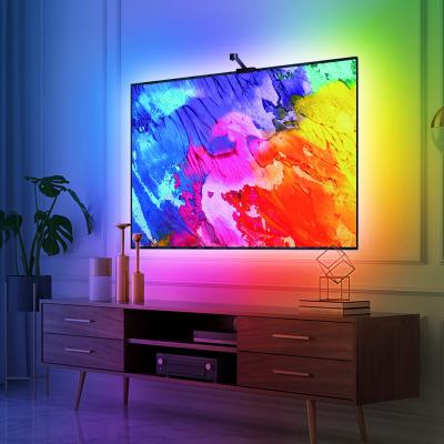 Cina Sincronizzazione ambientale astuta 12V 2A 30pcs LED della luce TV di Rgbic per metro in vendita