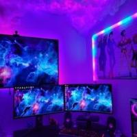 China RGBIC Smart Glide LED Light Bar Wall Mount Multicolor Music Sync for sale