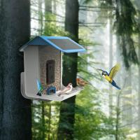 China Garden Transparent Smart Bird Feeders With Camera ABS Shell Material for sale